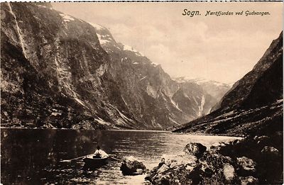 CPA AK NORWAY-Sogn-Naeröfjorden ved Gudvangen (332909) | eBay