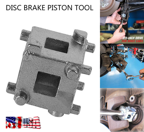 1X Car Vehicle Rear Disc Brake Piston Caliper Wind Back Cube Tool 3/8 ...