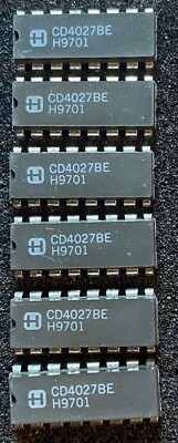 Harris CD4027BE CMOS Integrated Circuit DIP16, NOS, Lot of 6 pcs. | eBay