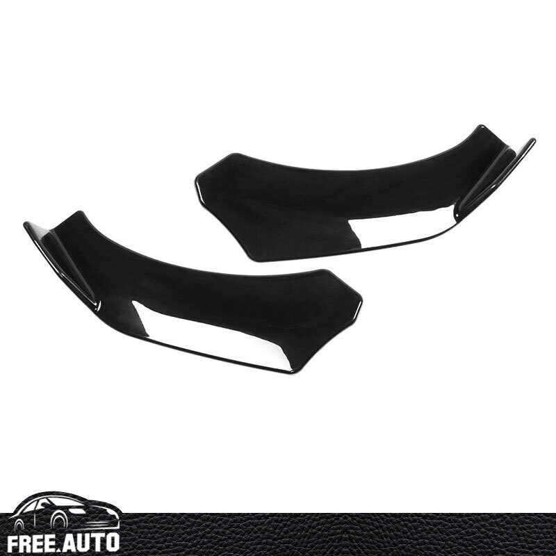 Universal Car Accessories Front Aprons Canard Corner Fins Glossy Gloss ...