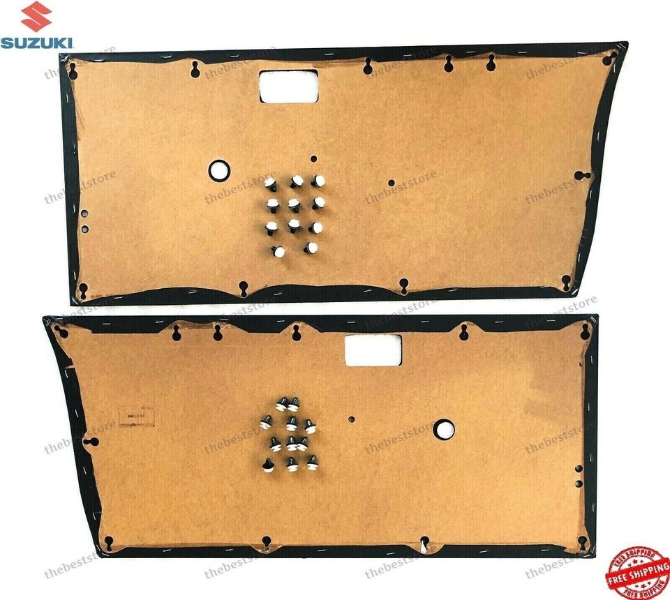 OEM SUZUKI SAMURAI SJ410 SJ413 SIERRA GYPSY INSIDE COMPLETE DOOR PANEL ...