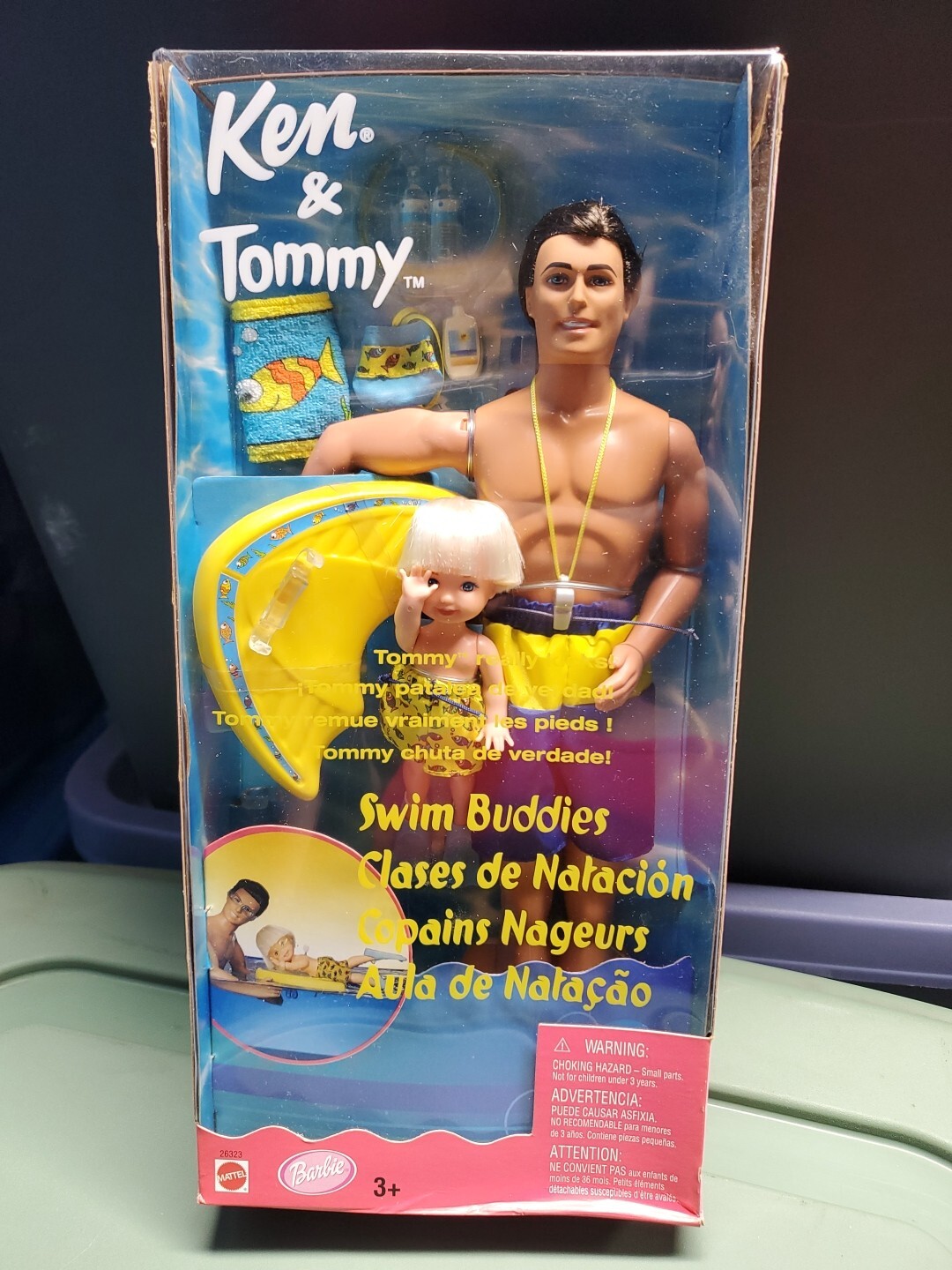 VTG 1999 NRFB Ken And Tommy Swim Buddies Dolls Mattel Learn To Swim ...