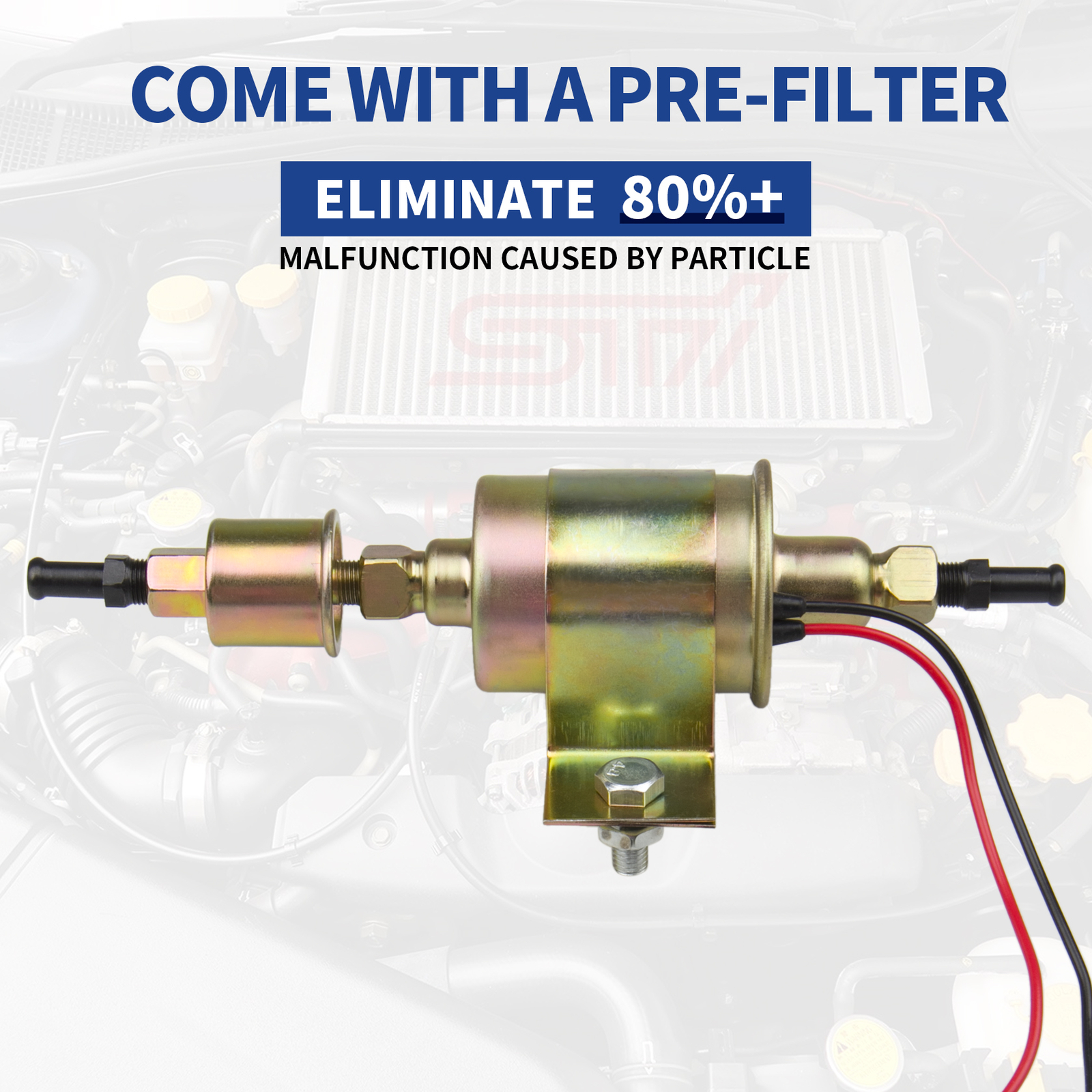 Electric Fuel Pump Inline Low Pressure 5-9 PSI GAS Diesel E8012S FD0002 ...