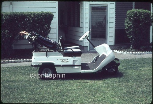 Cushman Golfster Golf Cart Ready to Hit The Course Vintage 1967 Slide ...