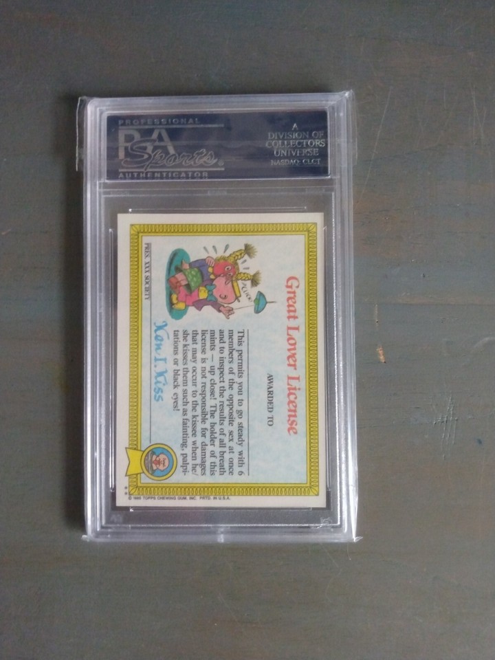 1985 Topps Garbage Pail Kids OS1 Series 1 Jason Basin #14b PSA 8 NM-MT ...