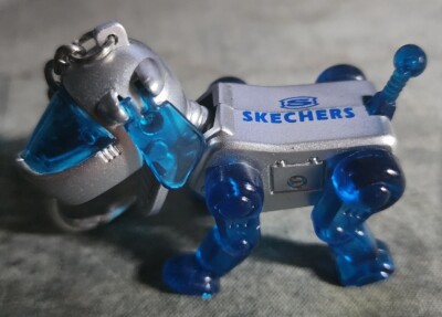 Vintage Blue Skechers Shoes Keychain Robot Dog Promotional Souvenir ...