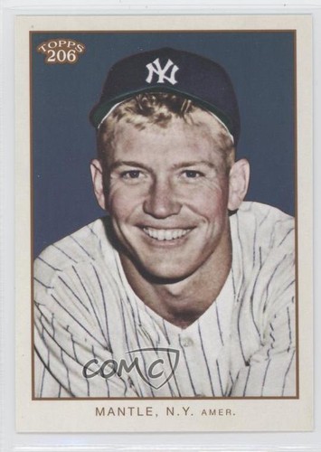 2009 Topps 206 Mickey Mantle Checklists Mickey Mantle #2 HOF | eBay