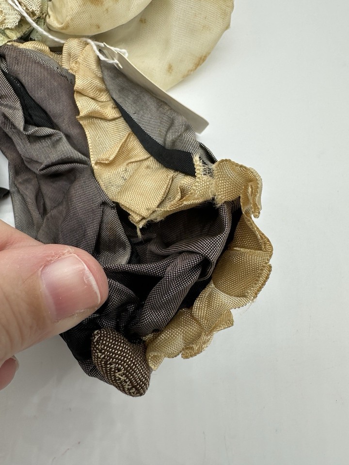 Antique Clown Jester Doll 8” Sara Jane Briscoe 1938 Silk Satin ...