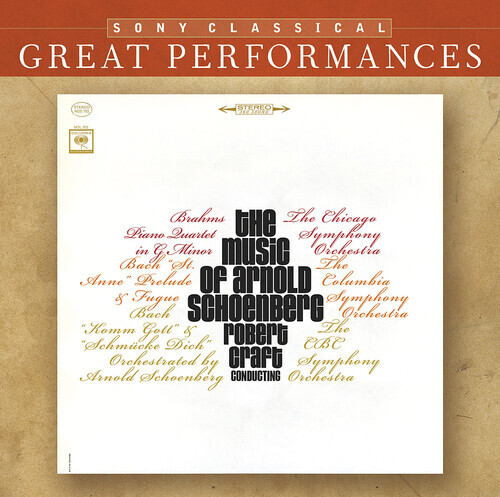 Robert Craft - Music of Arnold Schoenberg: Great Performances [New CD ...