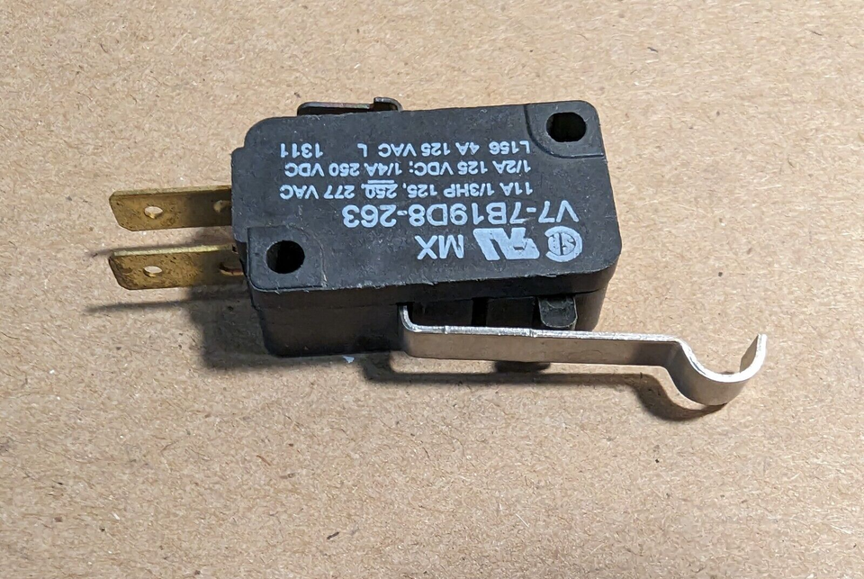 Honeywell Micro Switch V7-7B19D8-263 Mini Snap Action Switch 11A 1/3 HP ...