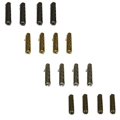 METAL SHOE LACE TIPS AGLETS TO REPAIR OR SHORTEN LACES - 4 COLOURS ...