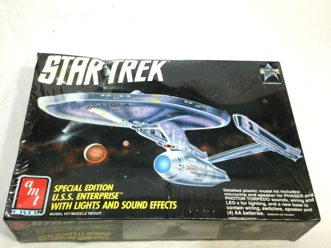 AMT ERTL Star Trek USS Enterprise Special Edition #6957 Light / Sound ...