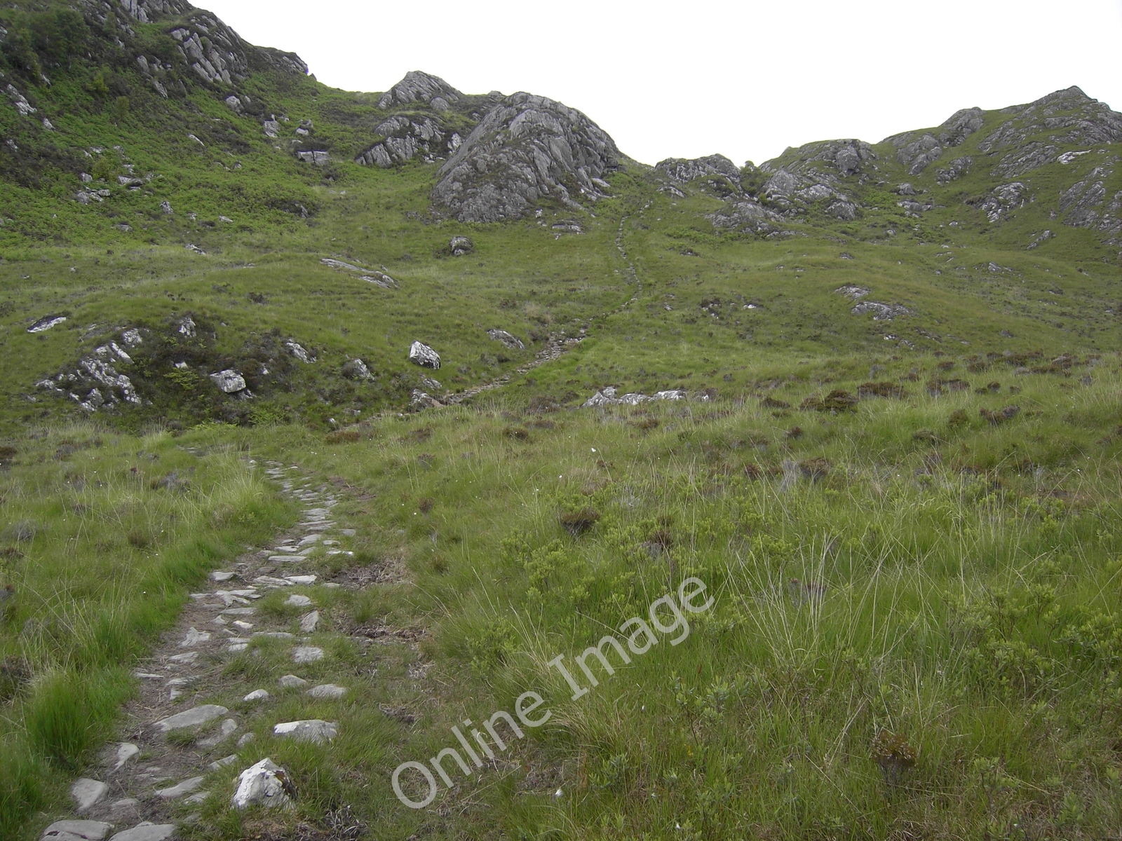 Photo 6x4 Footpath on Ardnish. Roshven Footpath from Peanmeanach Bothy ...