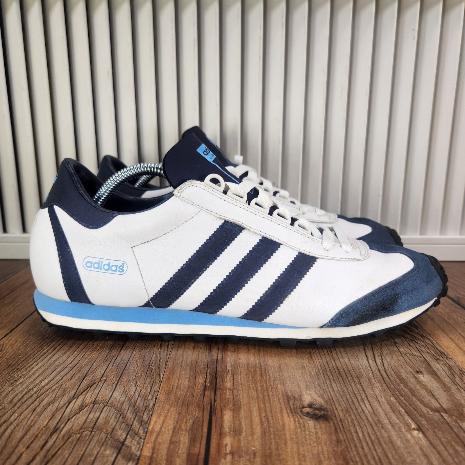 VINTAGE Adidas Nite Jogger Running Shoes Men Sz 11 Bl… - Gem