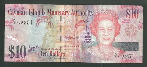 2018 Cayman Islands 10 Dollars Pick #40C World Banknote Paper Money ...