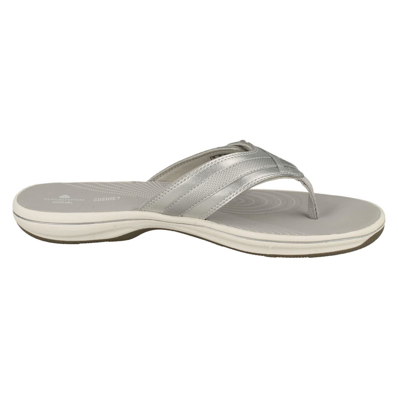 Ladies Clarks Toe Post Sandals - Brinkley Sea | eBay