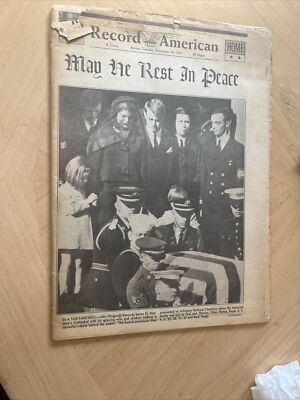 Boston Record American JFK Assassination November 26 1963 | eBay