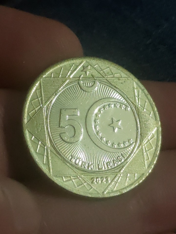 2023 Turkiye Turkish 5 Turk lira 100 th Republic Anniversary UNC coin ...