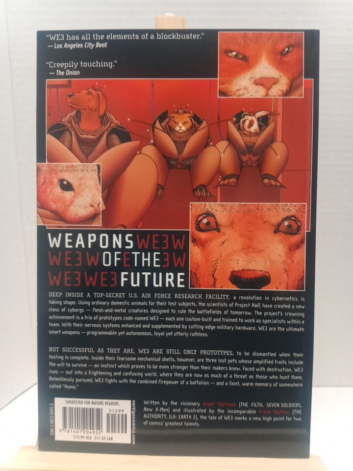 WE3 by Grant Morrison Vertigo Comics Graphic Novel **NEW** TPB | eBay