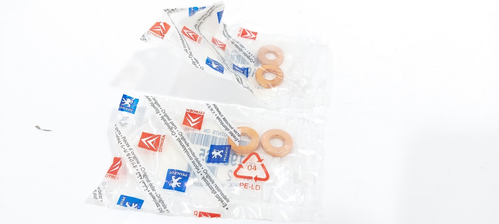 4X Gaskets Injectors Original Suitable To peugeot 406 Partner Citroen ...