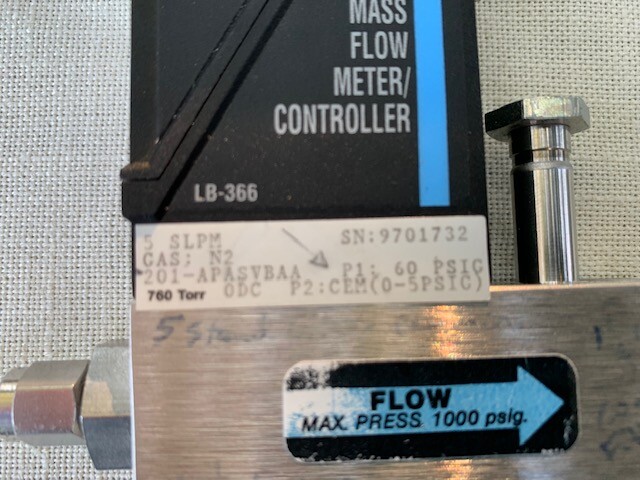 Porter Instrument Company LB-366 Mass Flow Meter/ Controller | eBay