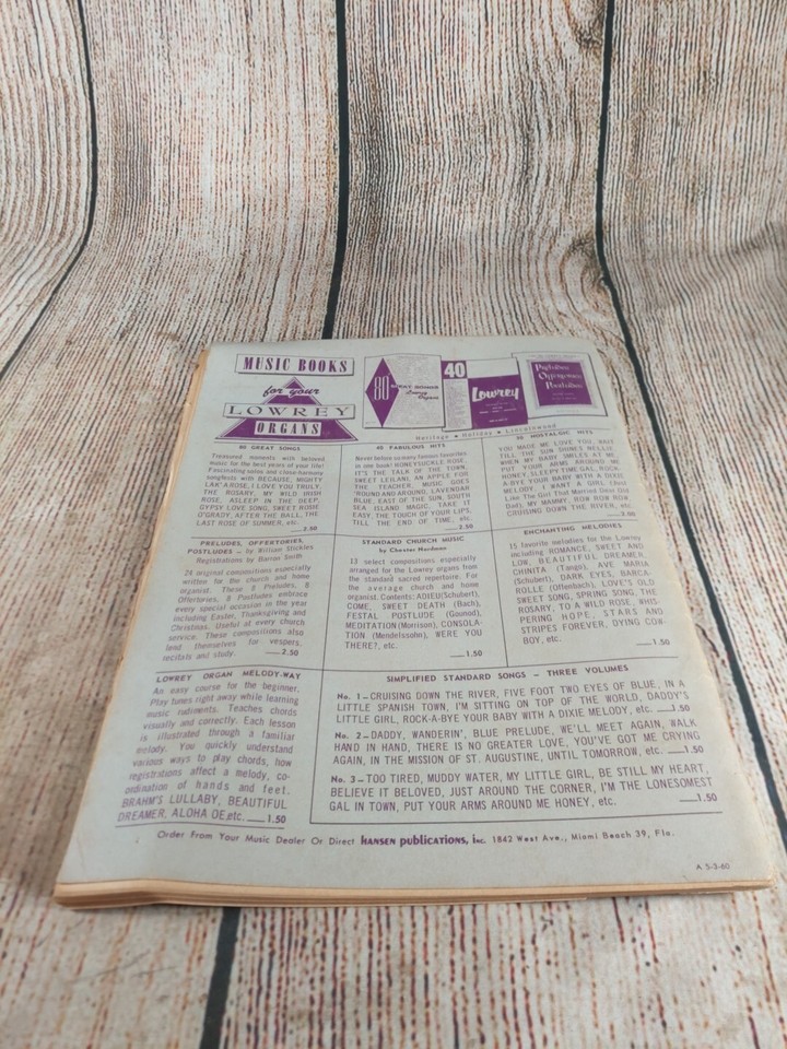 Vintage Preludes Offertories Postludes Volume 4 By William Stickles | eBay