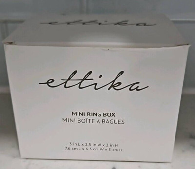 Ettika - Mini Ring Box - 3”x 2 1/2” x 2” | eBay