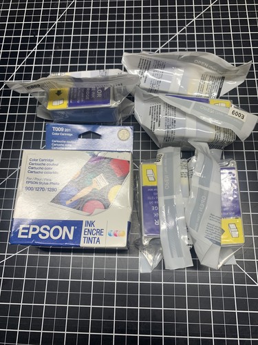 6 GENUINE Epson T009 201 OEM Color Ink Cartridge New Expired | eBay