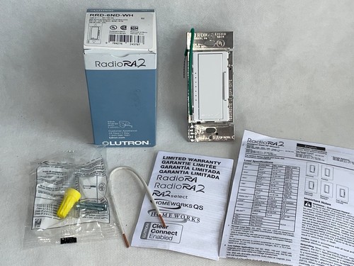 Lutron RRD-6ND-WH Radio Ra2 Dimmer 600W White RadioRa2 | eBay
