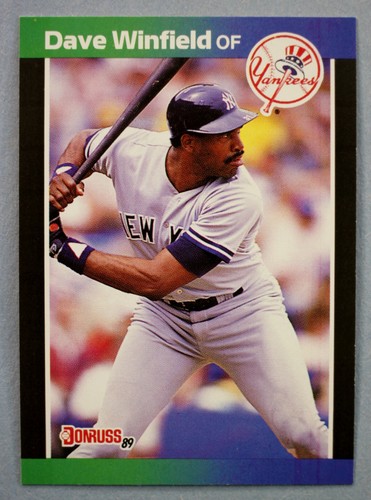 Dave Winfield New York Yankees 1989 Donruss ERROR Card #159 Missing Period Mint | eBay