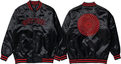 SPITFIRE SPITBALL JACKET LARGE BLACK/RED | eBay