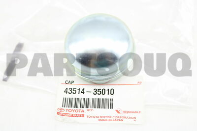 4351435010 Genuine Toyota CAP, FRONT AXLE HUB GREASE, RH/LH 43514-35010 ...