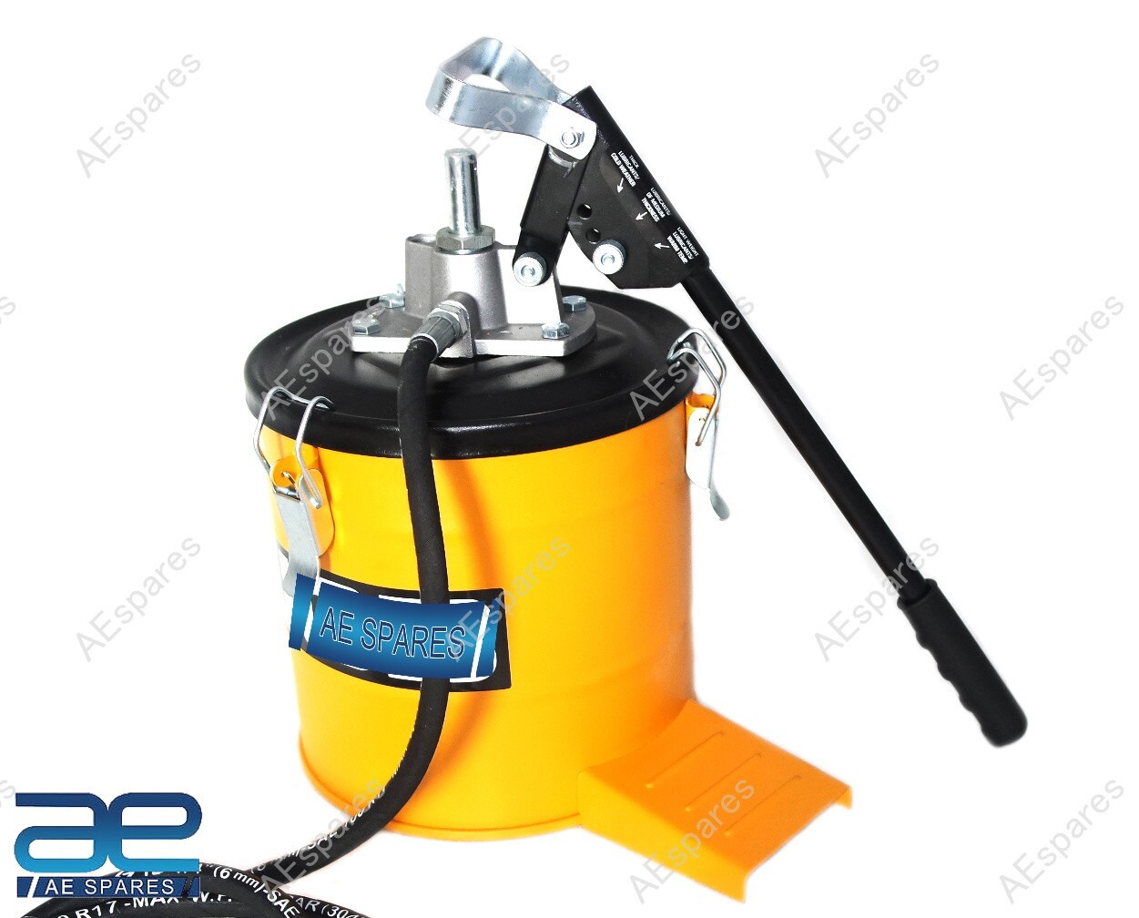 For JCB Tools High Pressure Bucket Grease Pump + 8 kg grease bucket ...