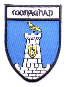 Irish Monaghan County Crest Shield Embroidered Sew-on Cloth Badge Patch ...