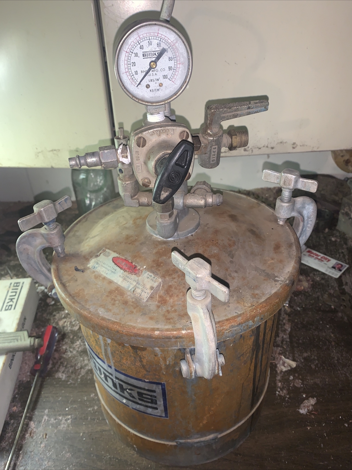 Binks 83-5661 Pressure Pot 2.8 Gallon | eBay