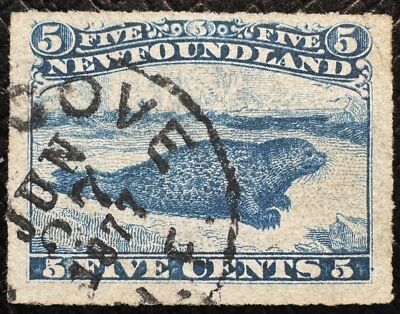 SC#40 rouletted 5c Harp Seal JUN 27 1877 CDS postmark | eBay