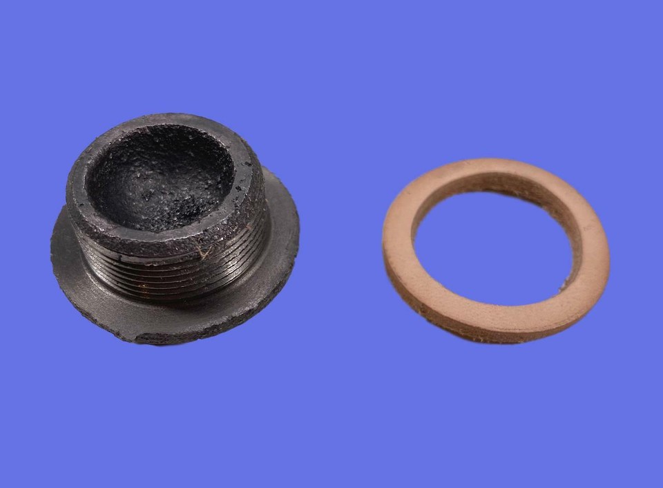 55-64 Chevy Differential Rear End Housing Fill Plug & Leather Gasket ...