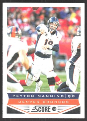 2013 Score Peyton Manning Denver Broncos #61 | eBay
