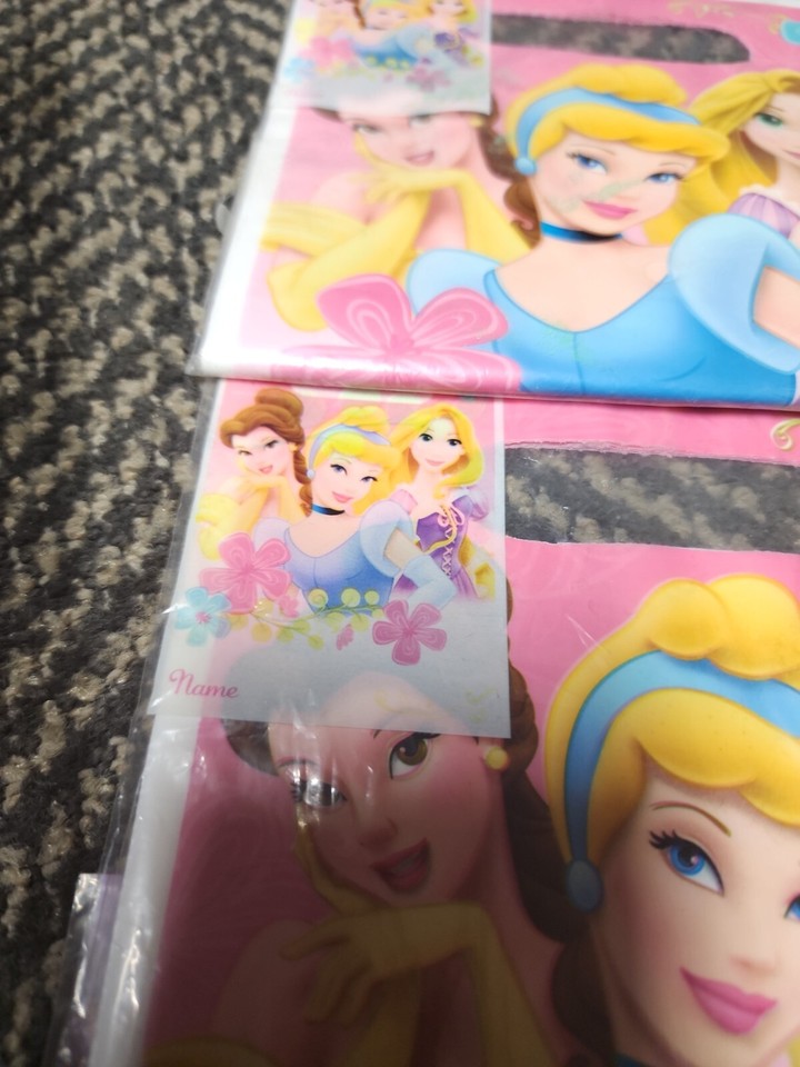 3 Packs Disney Princess Party Loot Bags Favor Bags 24 Pieces | eBay