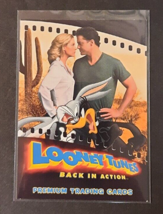 2003 LOONEY TUNES BACK IN ACTION BRENDON FRASER PROMO CARD #BIA-UK ...