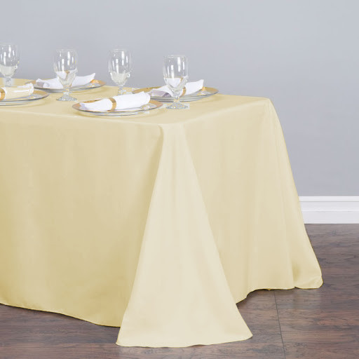 LinenTablecloth 90 x 156 in. Rect Poly Tablecloths,33 Color! Wedding ...