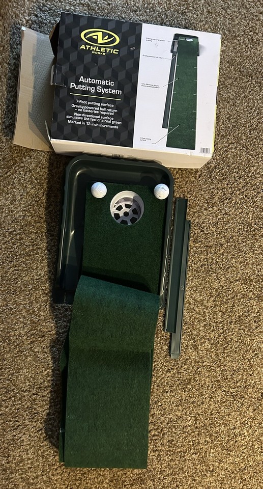 Athletic Works Automatic Putting System 7ft surface w/12" distance ...