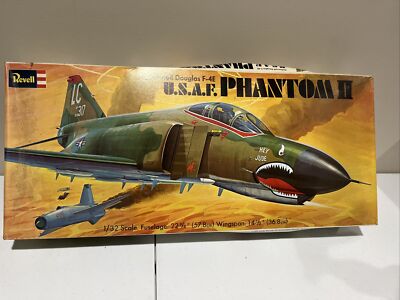 Vintage Revell U.S.A.F. Phantom II Model 1974 RARE Model Kit | eBay