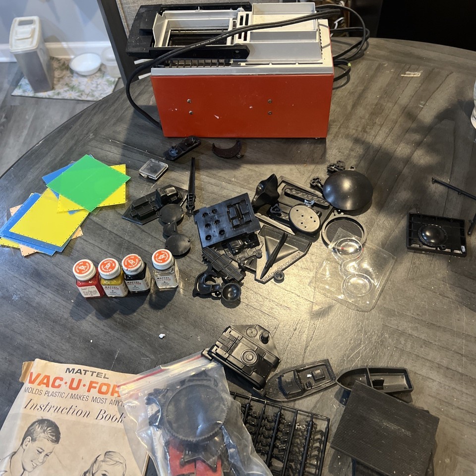 Mattel Vac-U-Form Plastic Molding Kit Original Box Supplies,Vintage ...