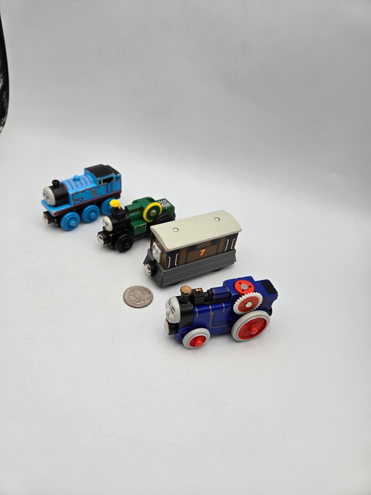 Thomas & Friends Wooden Railway Train Tank Engine - Toby Trevor Fergus ...