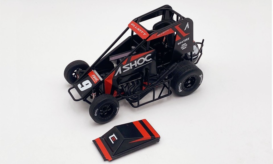 CHASE ELLIOTT ASHOC MIDGET CHILI BOWL NAPA 2022 RACE CAR 1:18 ACME ...