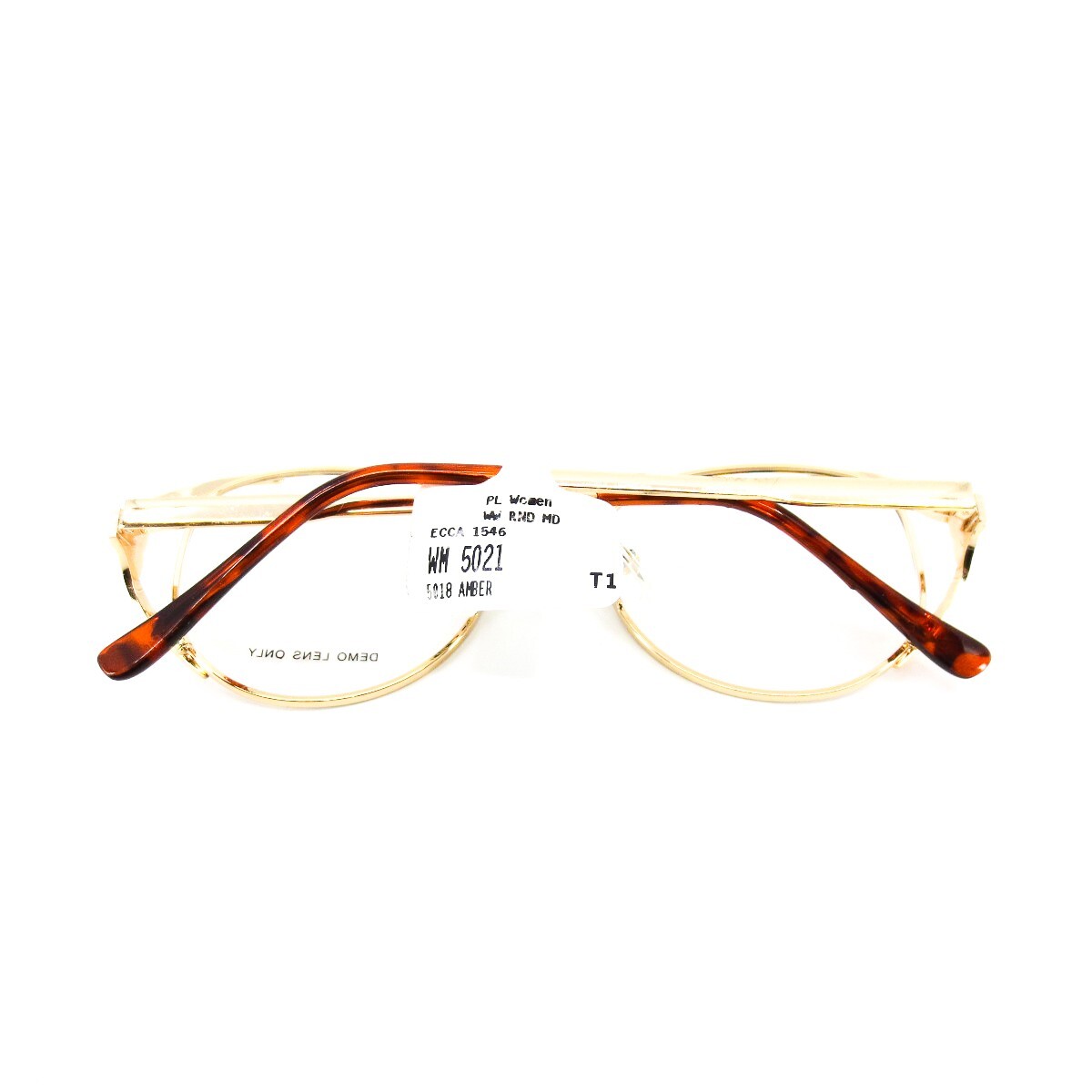 WM 5021 AM Amber Brown Square Full Rim Eyeglasses Frame 50-18-135 d1 | eBay