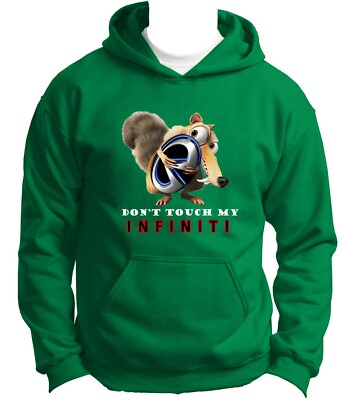 Infiniti Ice Age Scrat Hoodie NEW DTG Print Logo Hoody Car Lover ...