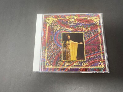 ADELAIDE NEGRI: The Great Italian Opera (2 Disc, CD 1992) RARE OOP | eBay