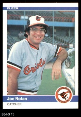 1984 Fleer #15 Joe Nolan Orioles 8 - NM/MT | eBay